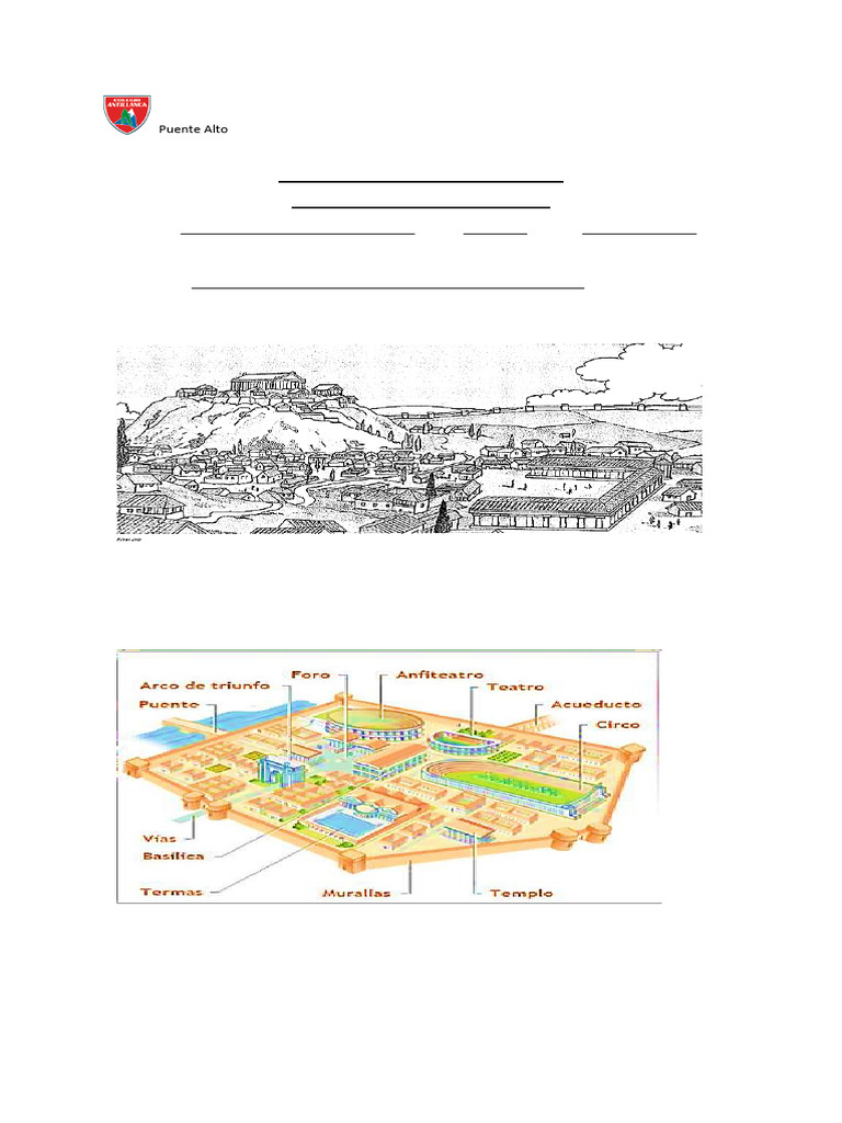 GUIA DE GRIEGOS Y ROMANOS 3° Bco. | PDF | imperio Romano | Antigua Grecia