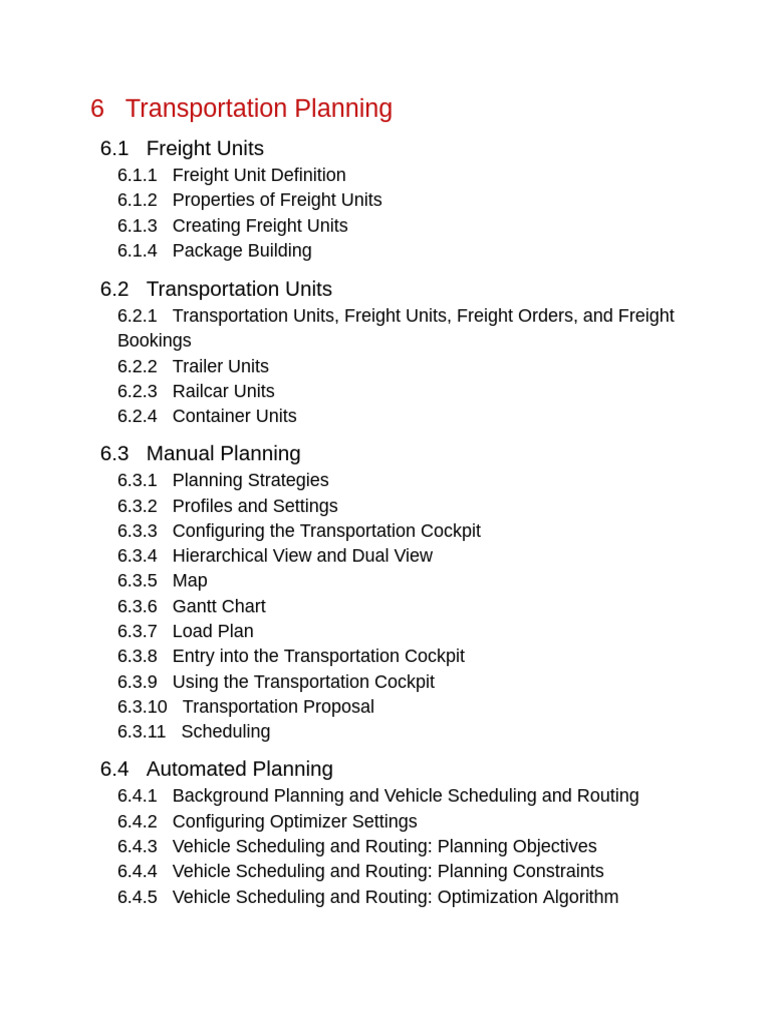 SAP Transportation Management Overview | PDF | Cargo | Dangerous Goods