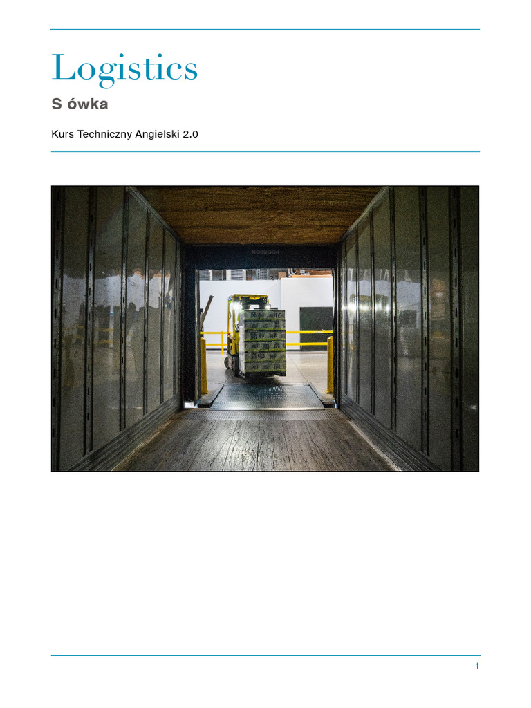 3 Logistics How It Works Slowka | PDF