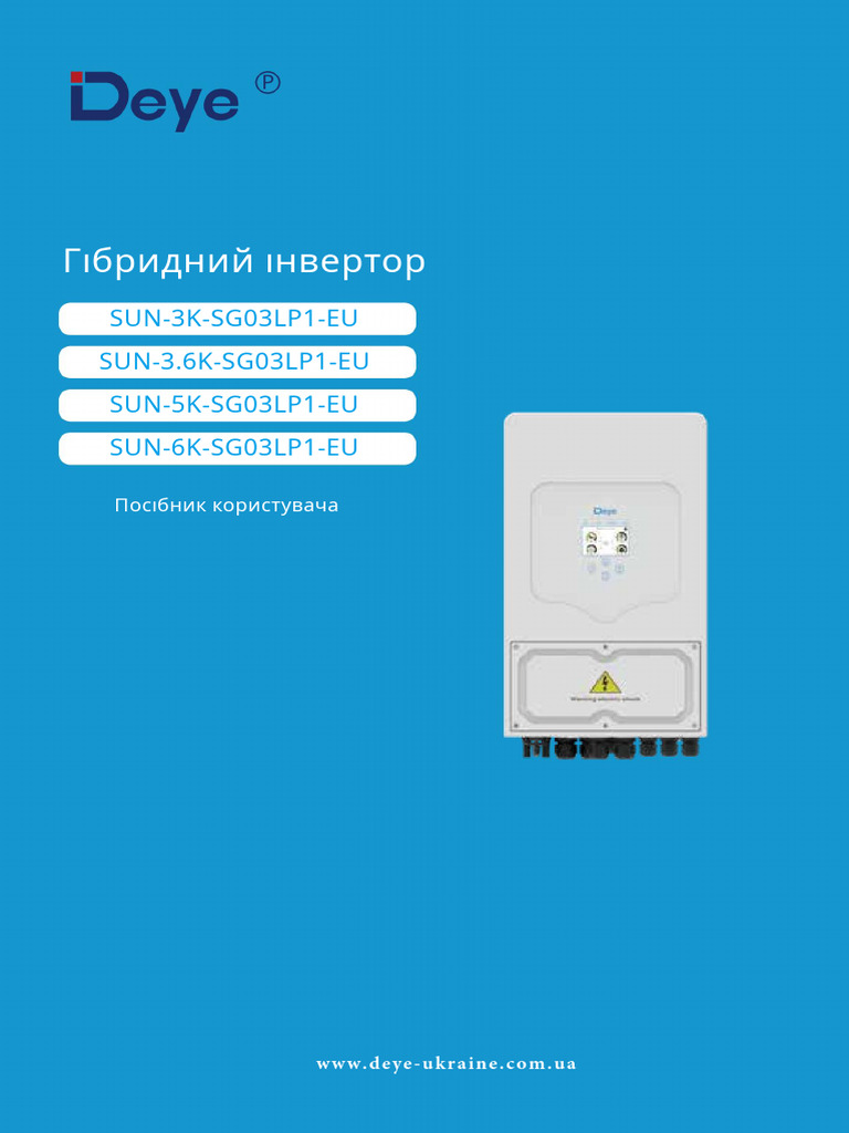 Deye Sun 5k Sg03lp1 UA 1 | PDF