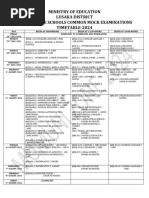 Edited-Gce External Invigilation Time-Table 2025 | PDF | Science