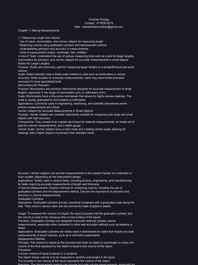 Chap 1-5 CIE Prodigy Note | PDF | Force | Elasticity (Physics)