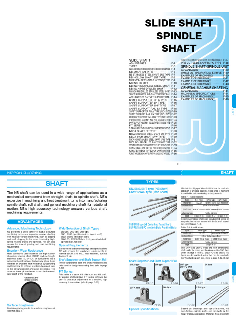 NB-175E Shaft | PDF | Heat Treating | Engineering Tolerance