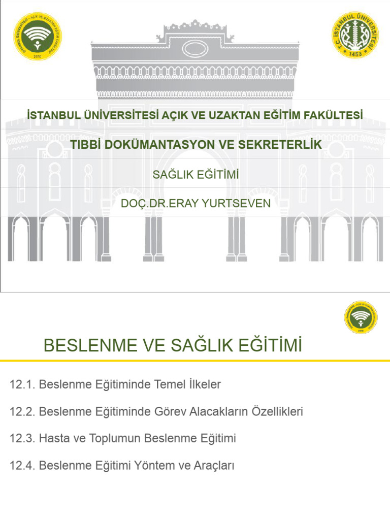 Bolum Ders Sunumu | PDF