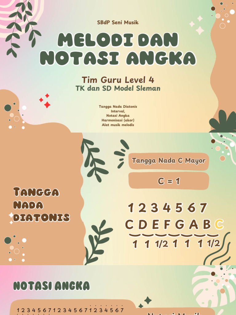 Melodi Dan Notasi Angka | PDF