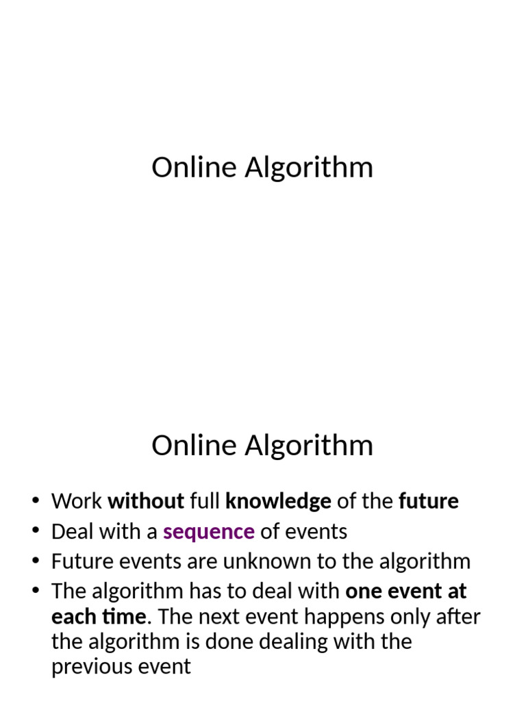 Online Algorithm Short Note | PDF | Computer Science | Mathematics
