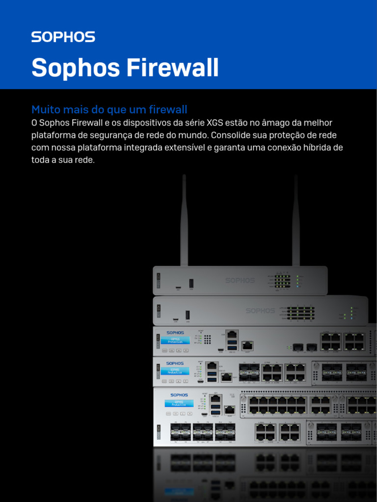 Sophos Firewall: Segurança de Rede Avançada | PDF | Rede de ...