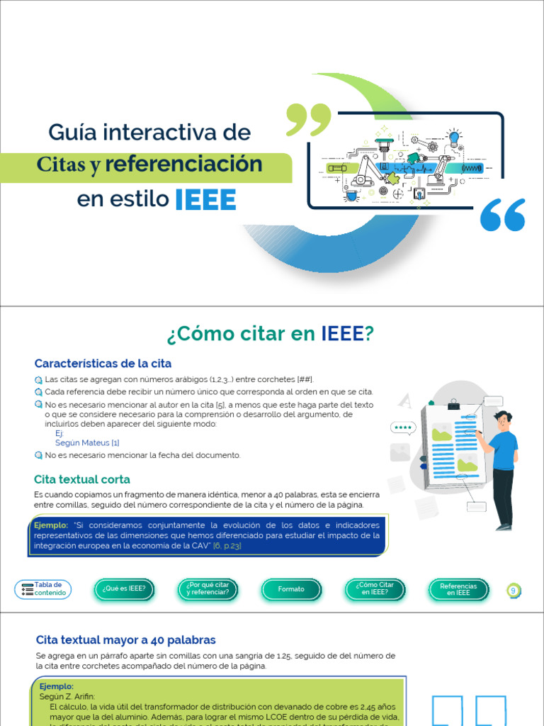 Citas y Referencias en Estilo IEEE | PDF