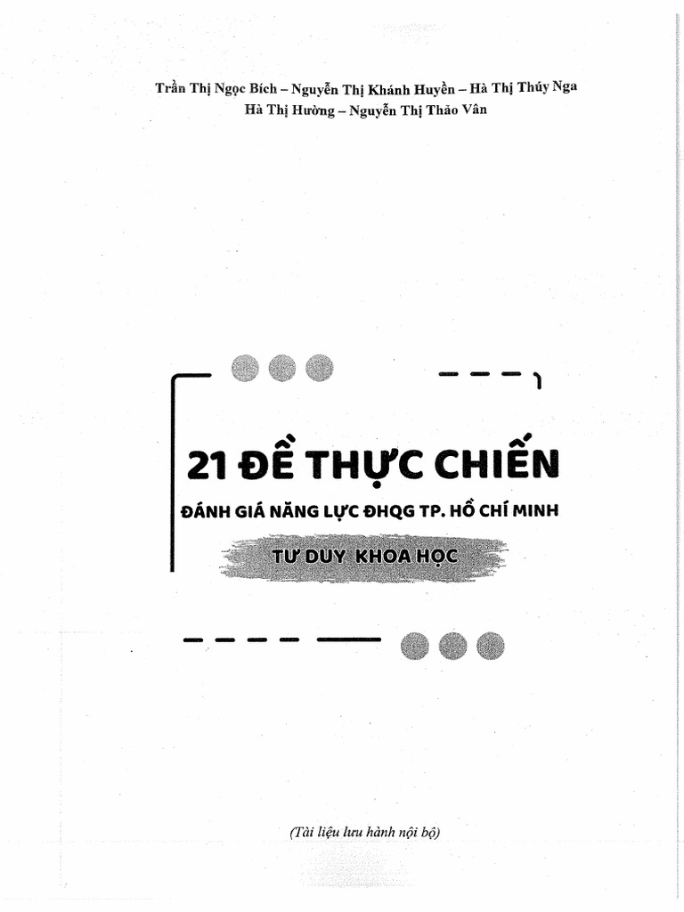 21 de Thuc Chien Tu Duy Khoa Hoc | PDF
