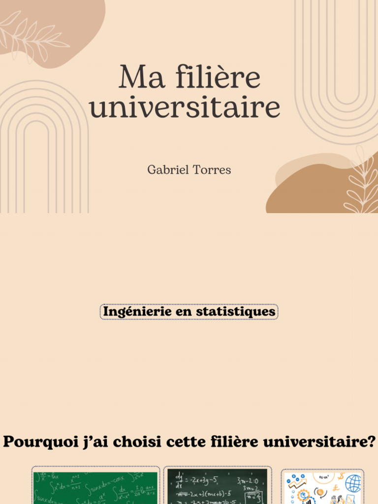 Ma Filière Universitaire | PDF