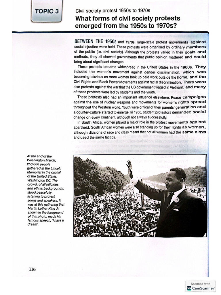 GR 12 Civil Rights Oxford History Textbook | PDF