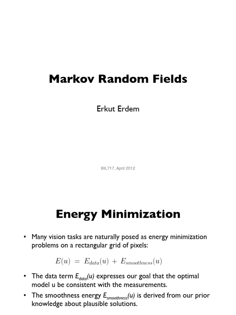 markov random fields | PDF | Statistical Theory | Applied Mathematics