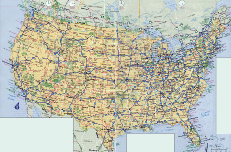 US Highway Map Rand McNally | PDF