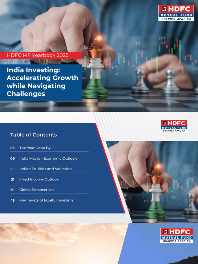 HDFC MF Yearbook 2025: India Investment Insights | PDF | Gross Domestic ...