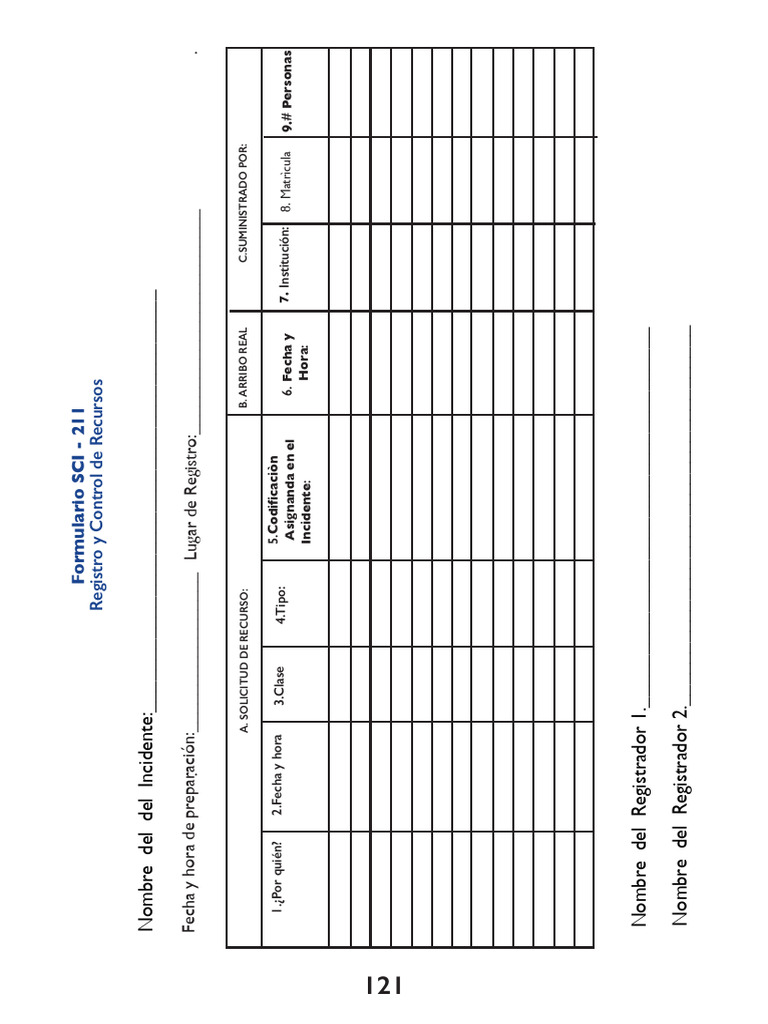 211 Formulario | PDF