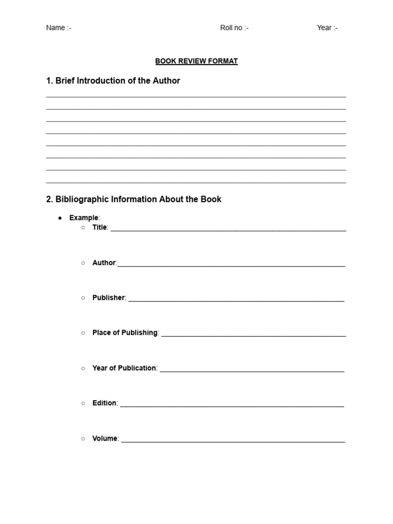 Format Book Review CP Format SEM 4 | PDF | Written Communication