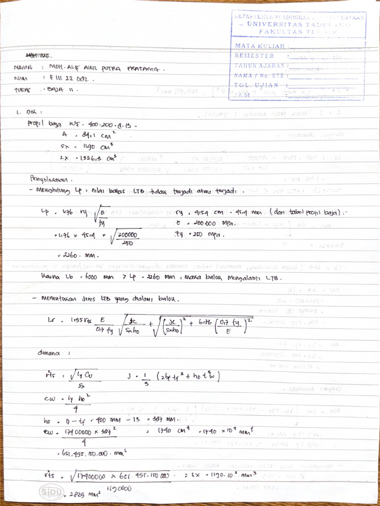 Moh. Alif Akil Putra Pratama F11122082 | PDF