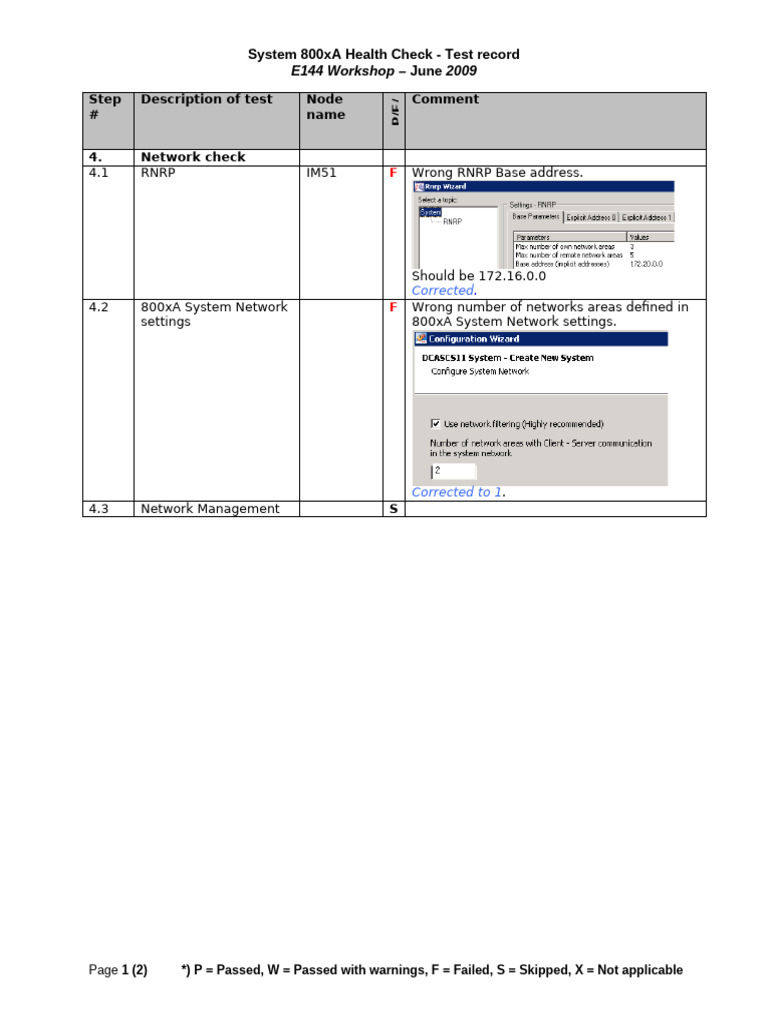 800xA System Health Check Report | PDF | Computing | Computer Networking
