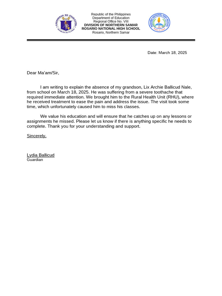 Communication Letter | PDF