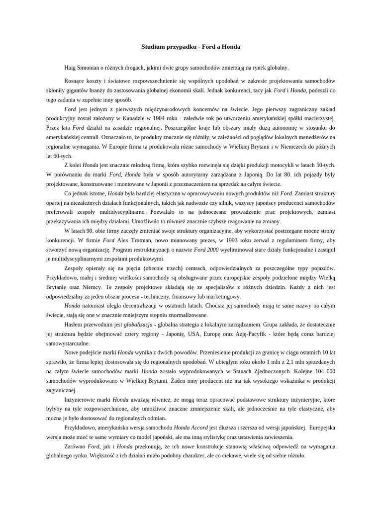 Tłumaczenie Tekstów Ekonomicznych I Popularno-Naukowych (Tekst 2) | PDF