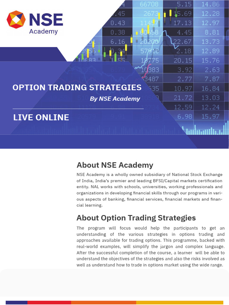 Free NSE Option Trading Course | PDF | Option (Finance) | Derivative ...