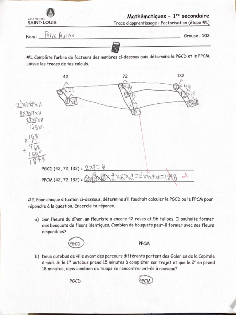 Trace#4 Factorisation | PDF