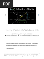 1.02 Epsilon-Delta Definition of A Limit | PDF | Function (Mathematics) | Mathematical Logic