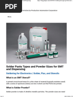 ALPHA OM 340 Solder Paste Datasheet | PDF