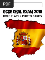 AQA Spanish GCSE Role-Play Examples | PDF