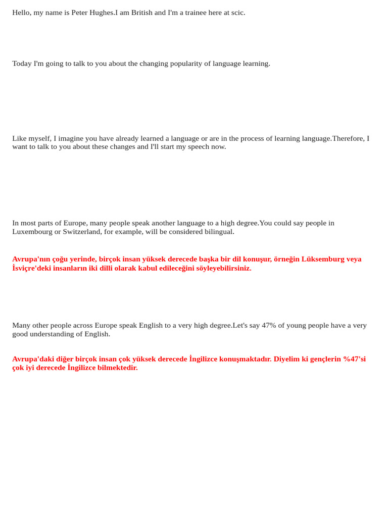 The Changing Popularity of Language Learning - 250103 - 021317 | PDF