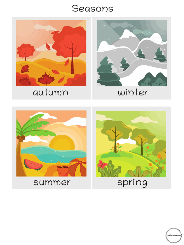 Seasonal Overview: Autumn to Spring | PDF