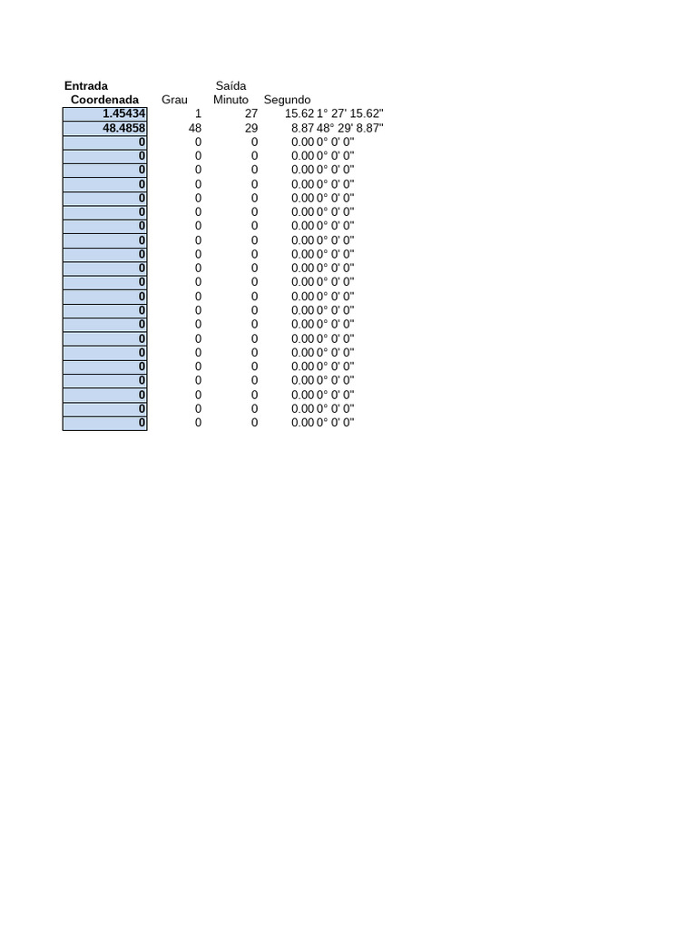 Conversor de Coordenadas | PDF