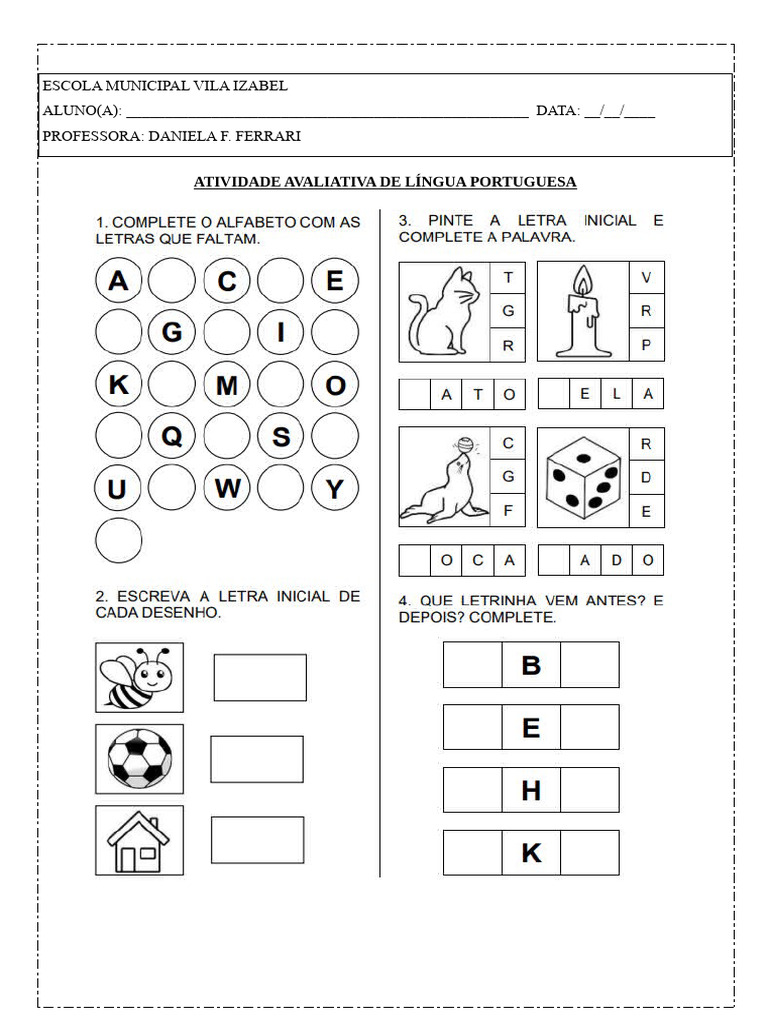 Ativ. Avaliativa Port | PDF