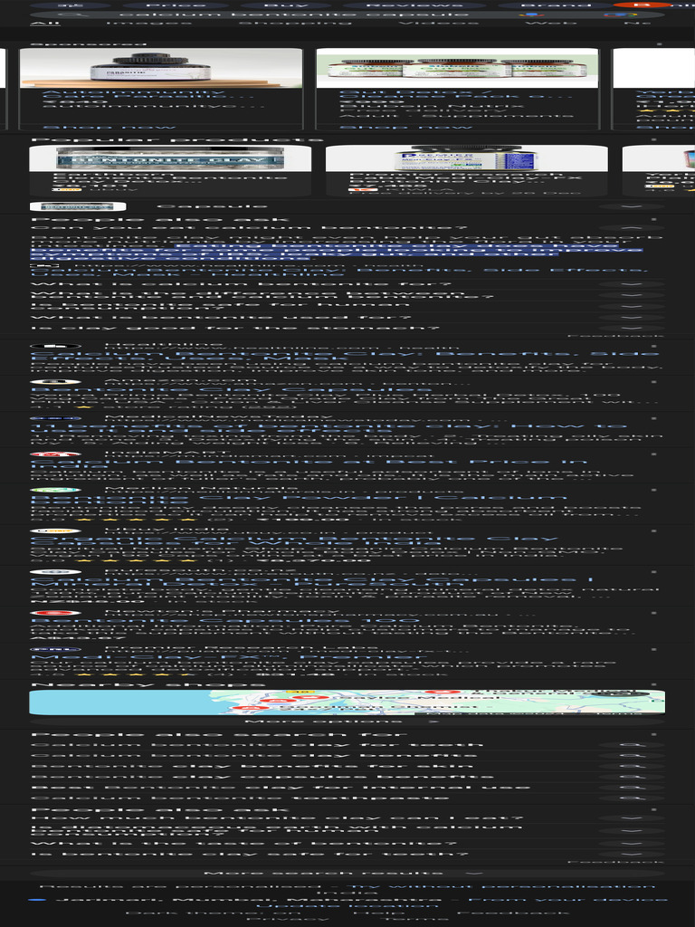Calcium Bentonite Capsule - Google Search | PDF