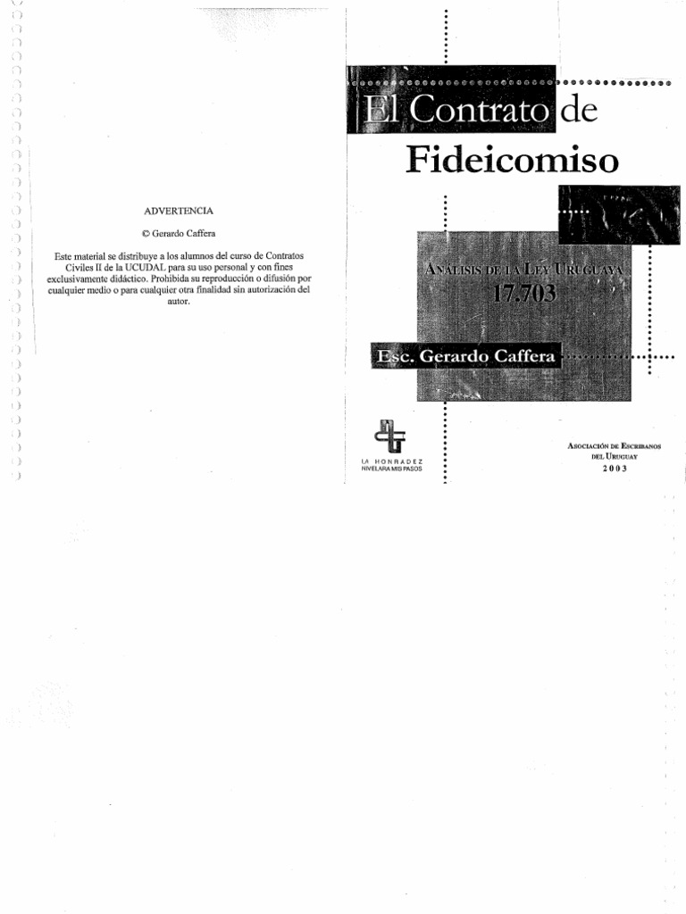 Caffera - Fideicomiso | PDF