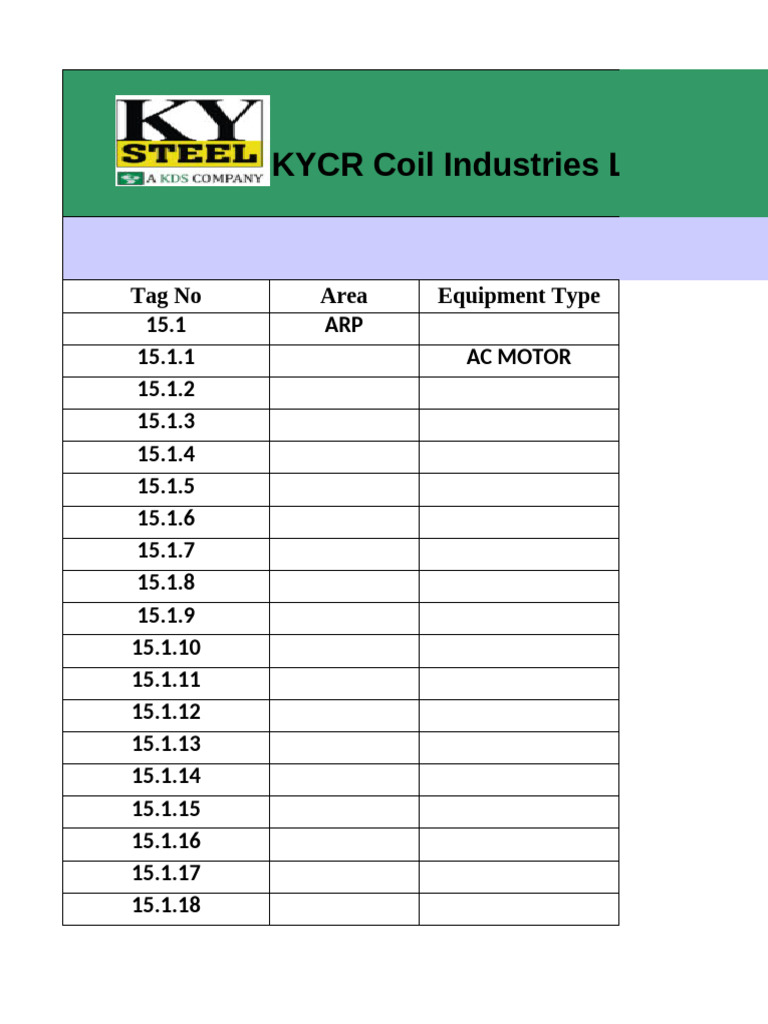 Preventive Maintenance Forms for AC Motors | PDF | Pressure Measurement ...
