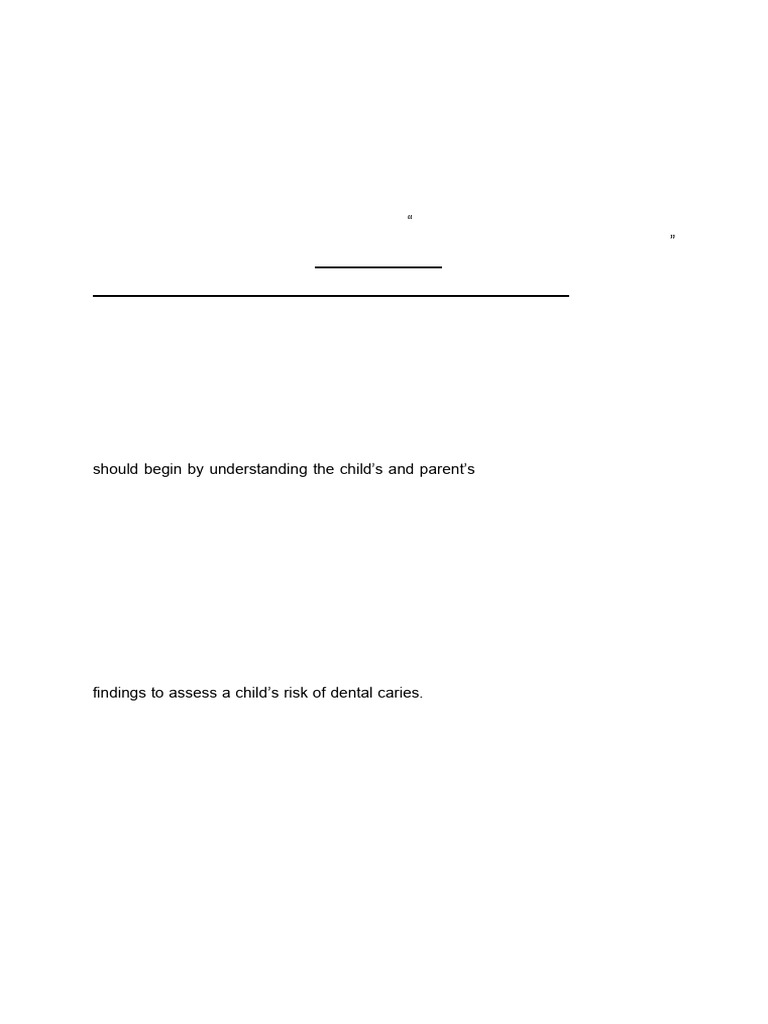 Scottish Dental Clinical Effectiveness Programme (SDCEP) Prevention and ...