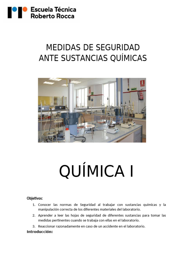 5 Medidas de Seguridad en Laboratorio | PDF | Laboratorios | Agua