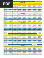 Pasta1 - Planilha de Aulas (Version 1) | PDF