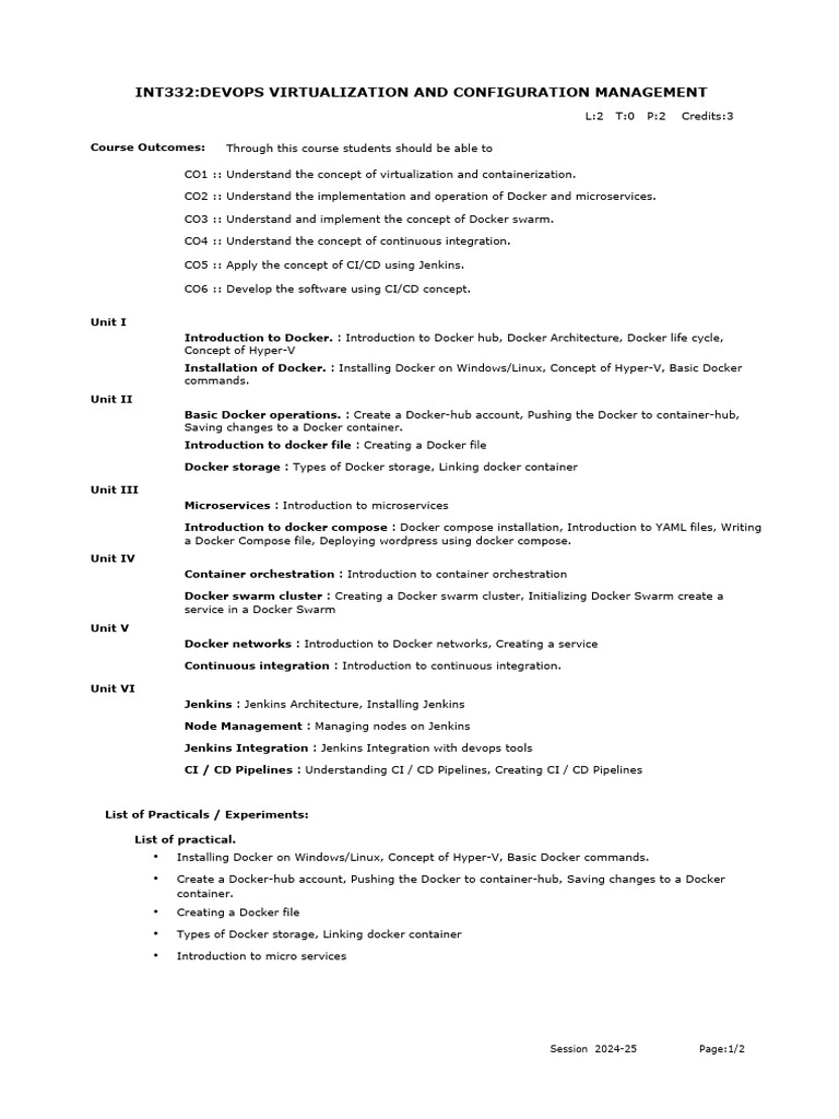 FRM Course Syllabus IPDownload | PDF | Hyper V | Computer Cluster