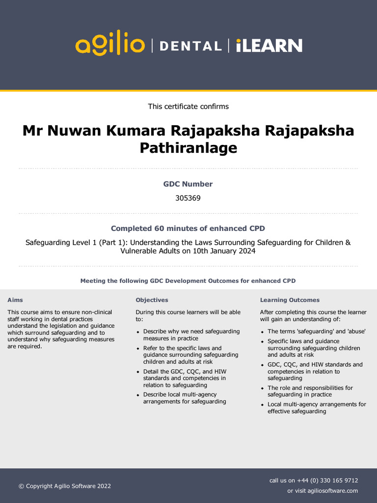 Safeguarding Level 1 (Part 1) - Understanding The Laws Surrounding ...