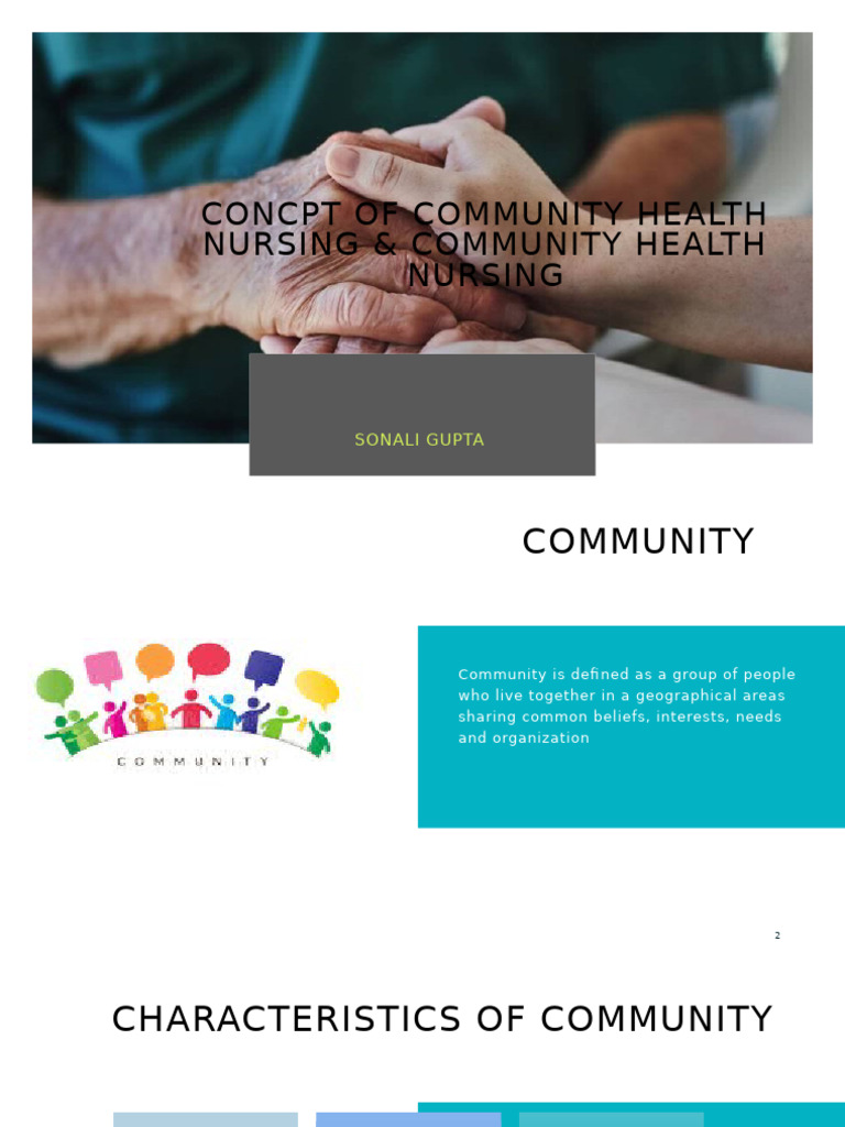 Community Health Nursing Overview | PDF | Public Health | Health Sciences
