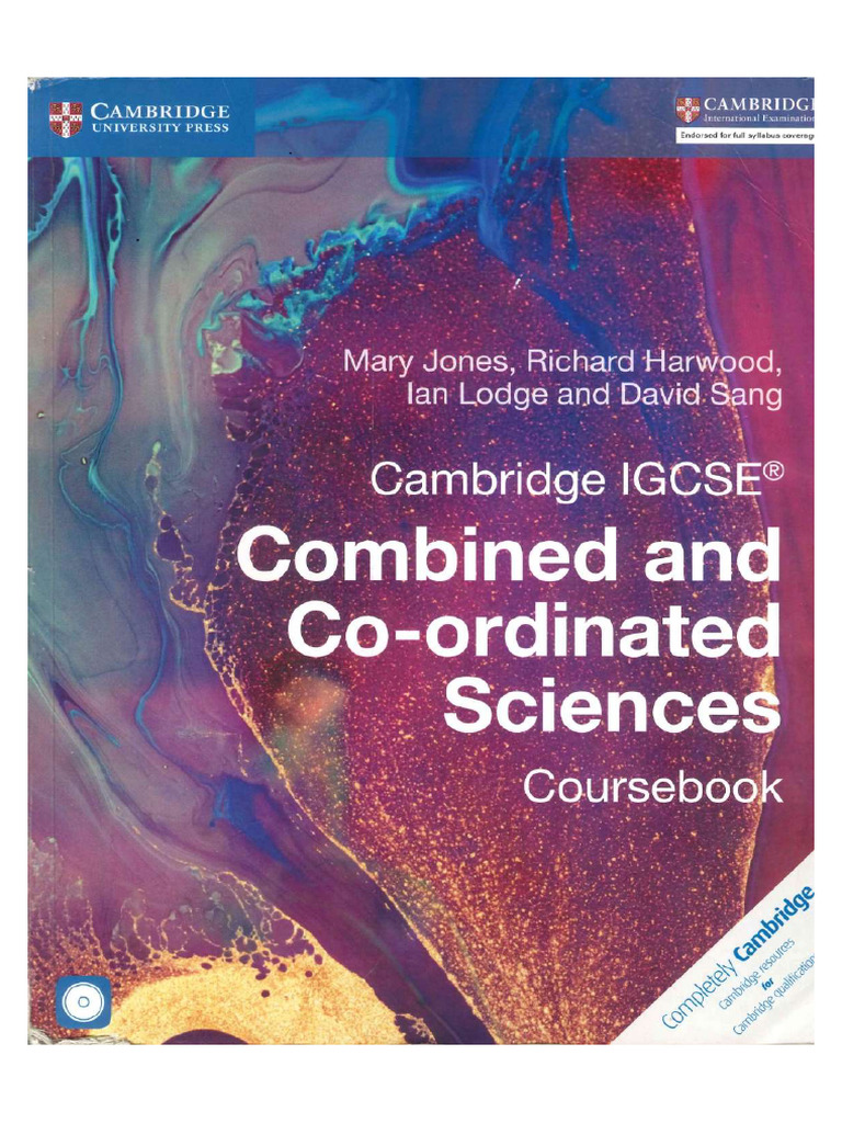 Cambridge IGCSE Combined and Co-Ordinated Sciences - Coursebook | PDF