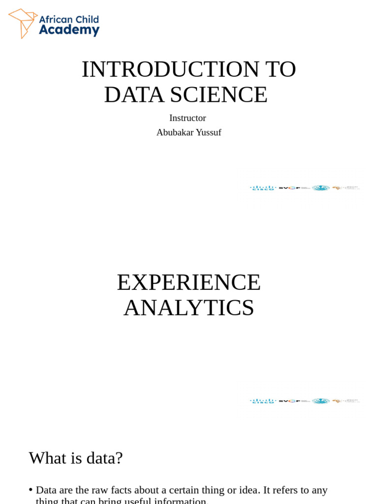 Introduction To Data Science Module 1 | PDF | Chart | Pie Chart