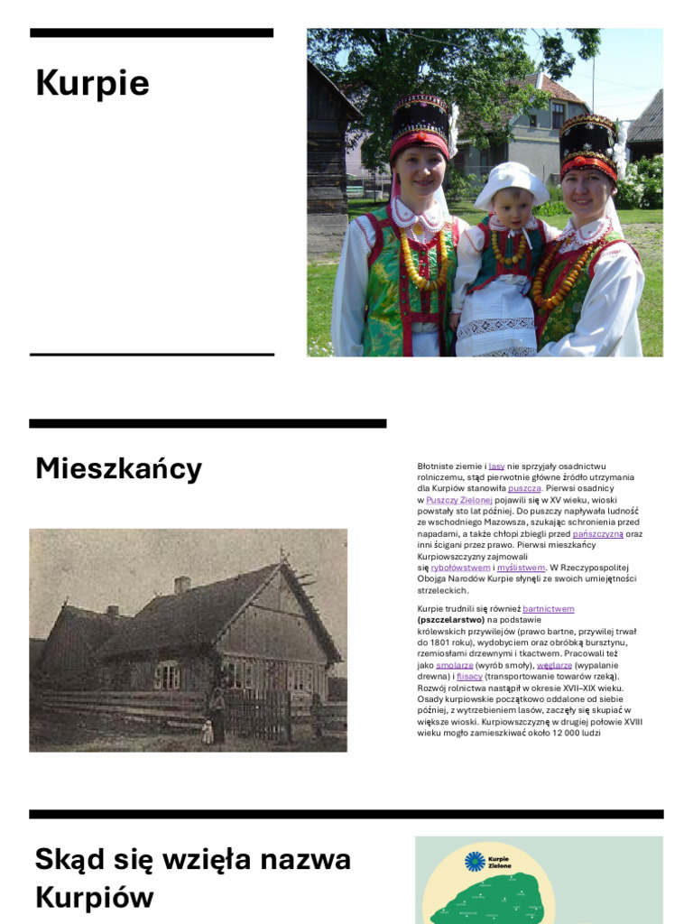 Prezentacja Kurpie | PDF