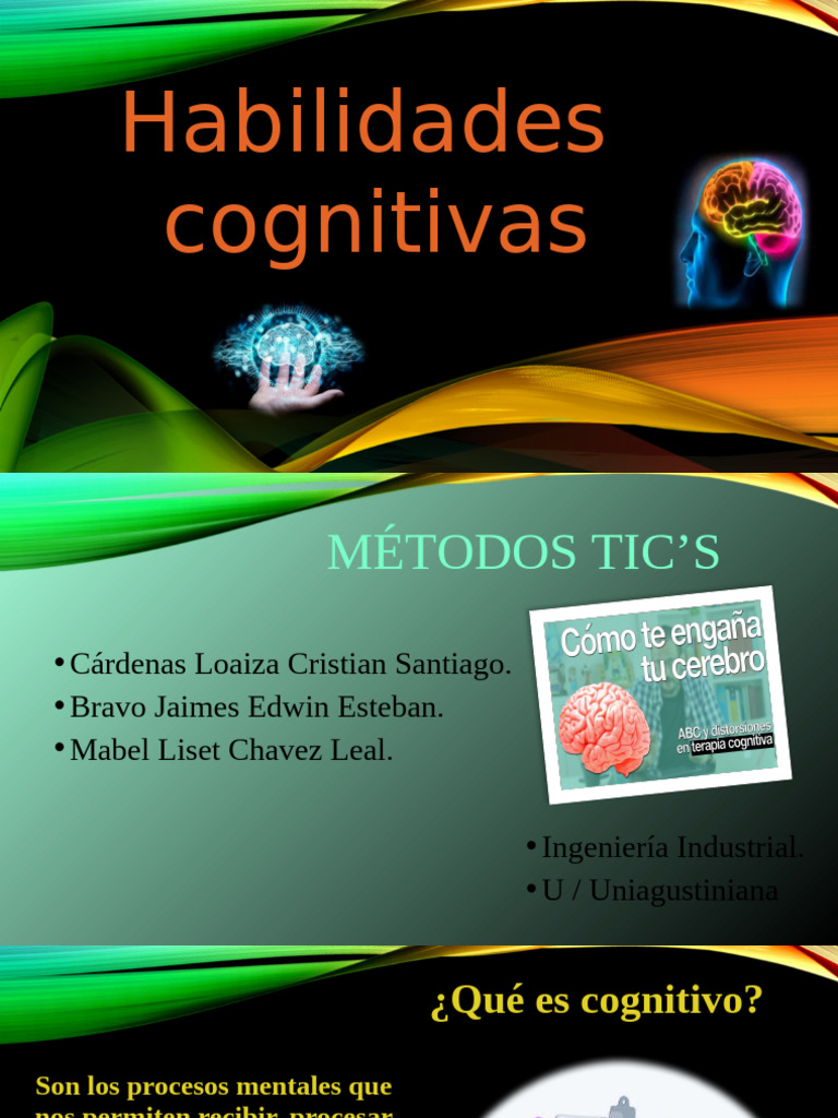 Habilidades Cognitivas y Métodos TIC | PDF | Memoria | Cognición