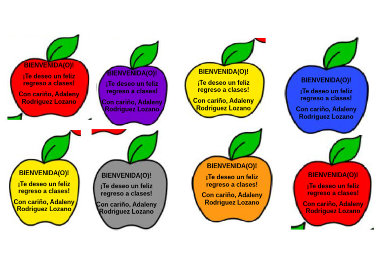 Welcome Back To School Apples 2025 | PDF