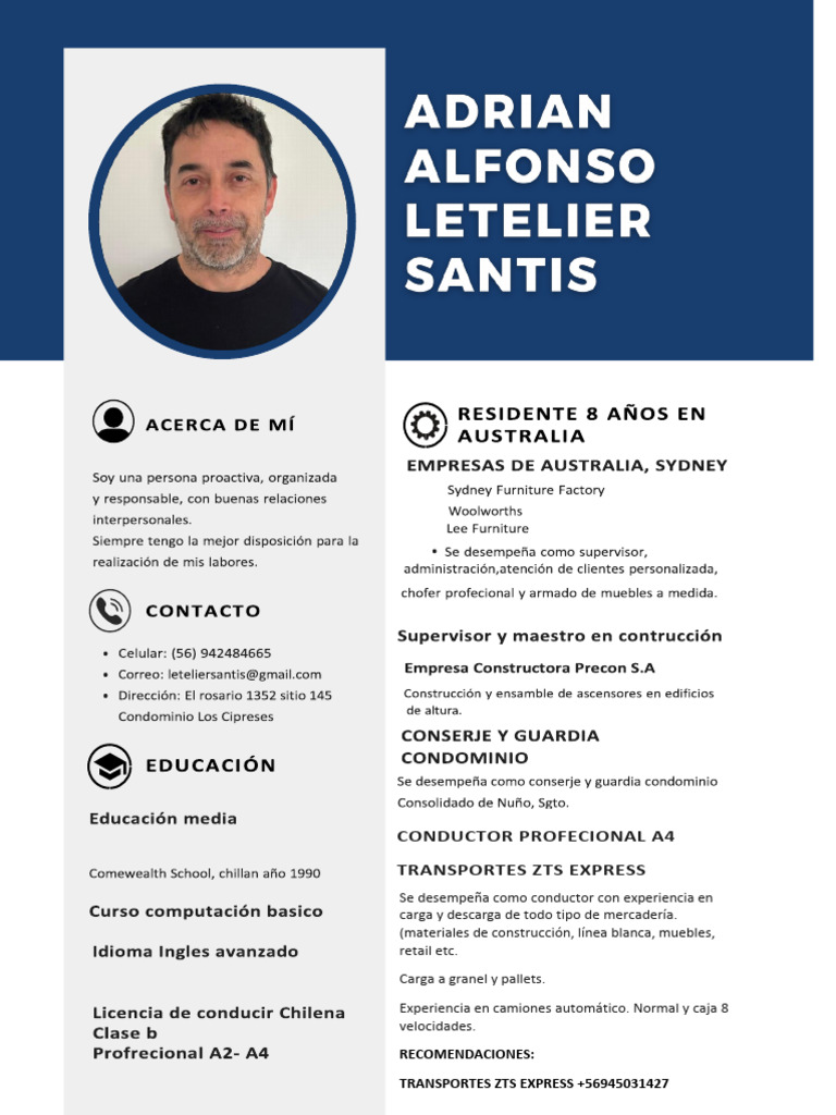 Curriculum Vitae Profesional ADRIAN. - .... | PDF