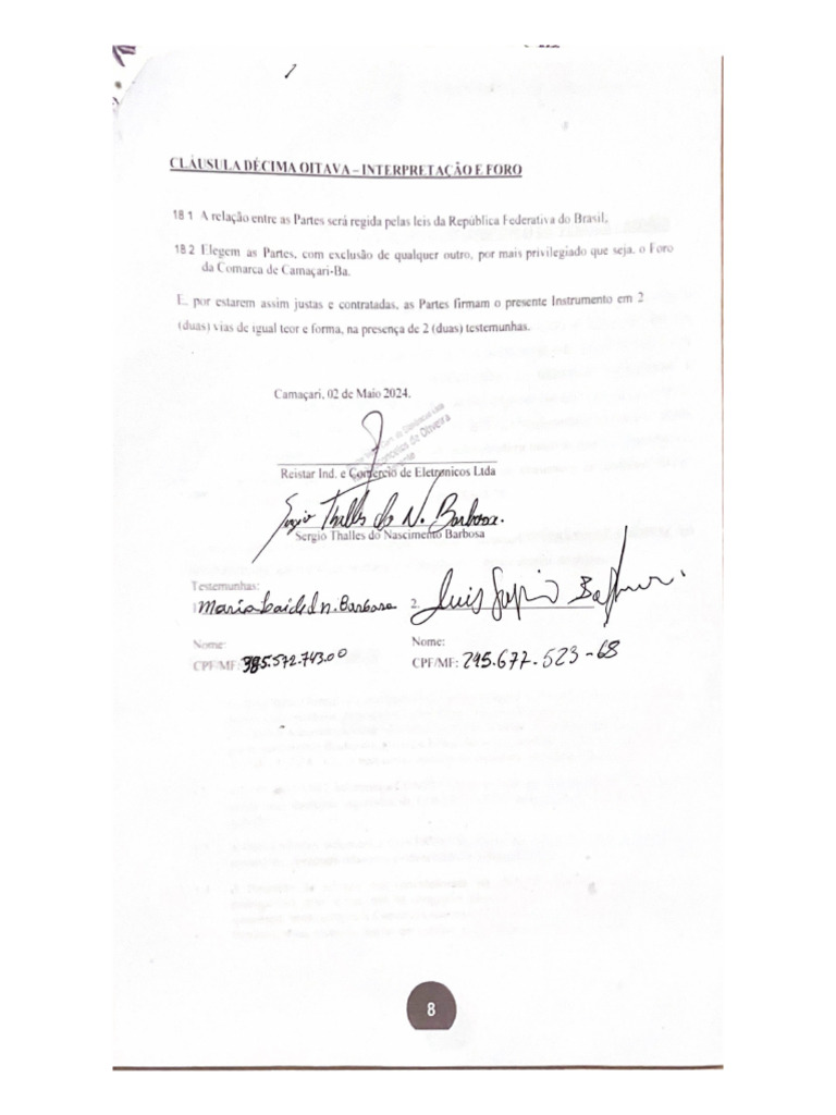 Contrato Assinado | PDF