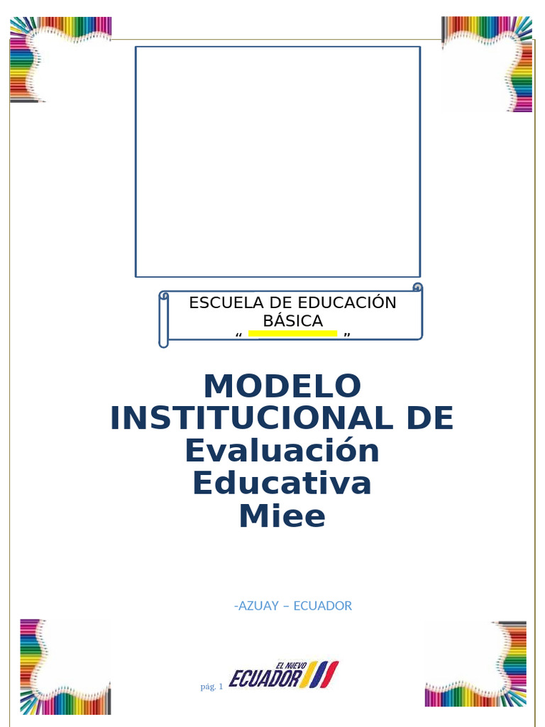 Miee Actual | PDF | Evaluación | Enseñando